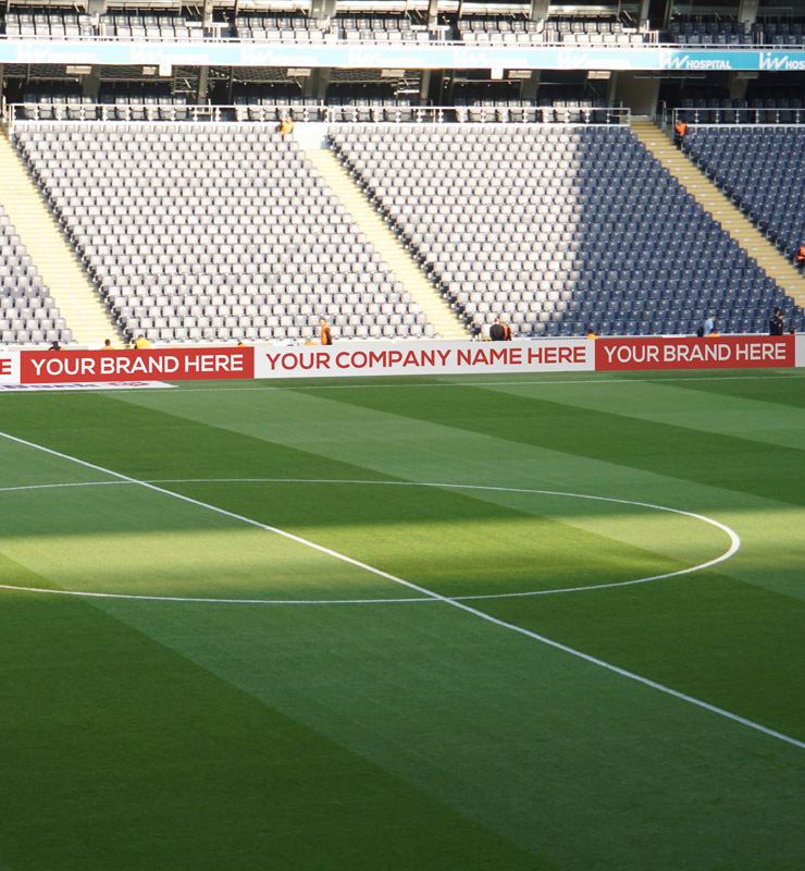 Advertising inside stadium – Instadia